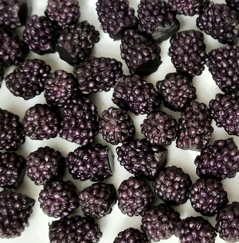 Blackberry Soap - Set of 25 - Mini Soaps - Soap Embeds - Blackberries ...