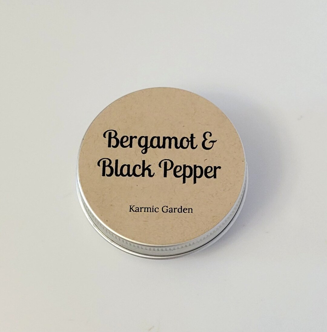Bergamot and Black Pepper Solid Fragrance - Etsy