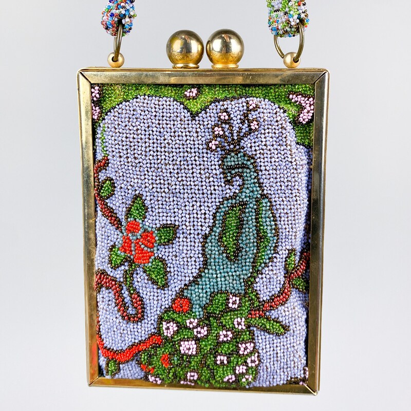 Vintage Beaded Purse - Etsy
