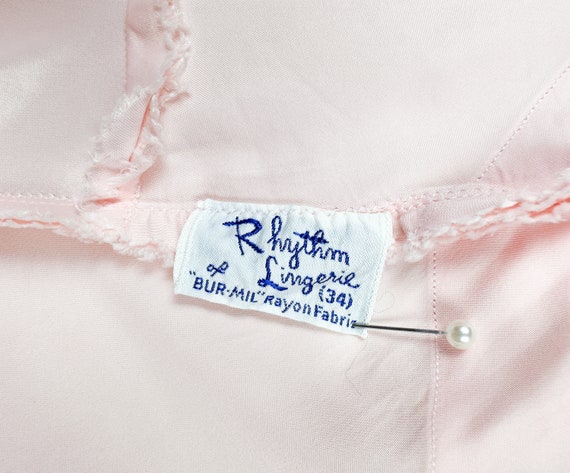 Vintage 1940s Nightgown by Rhythm Lingerie | XS, Extr… - Gem