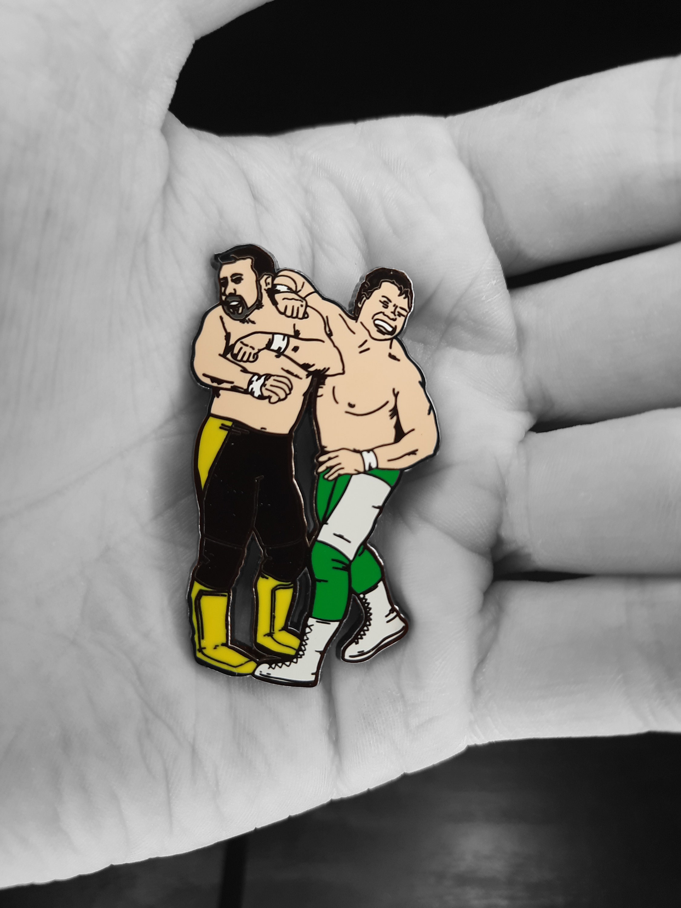 4 Pillars Enamel Pins Featuring Kenta Kobashi Kawada Taue Misawa AJPW ...