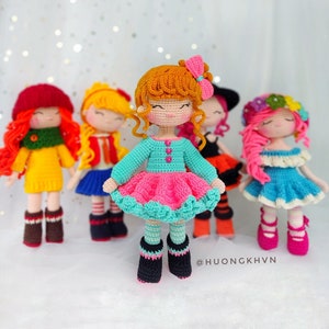 Crochet Doll Pattern, Amigurumi Pattern, Happy Lara Pattern, Pdf ...