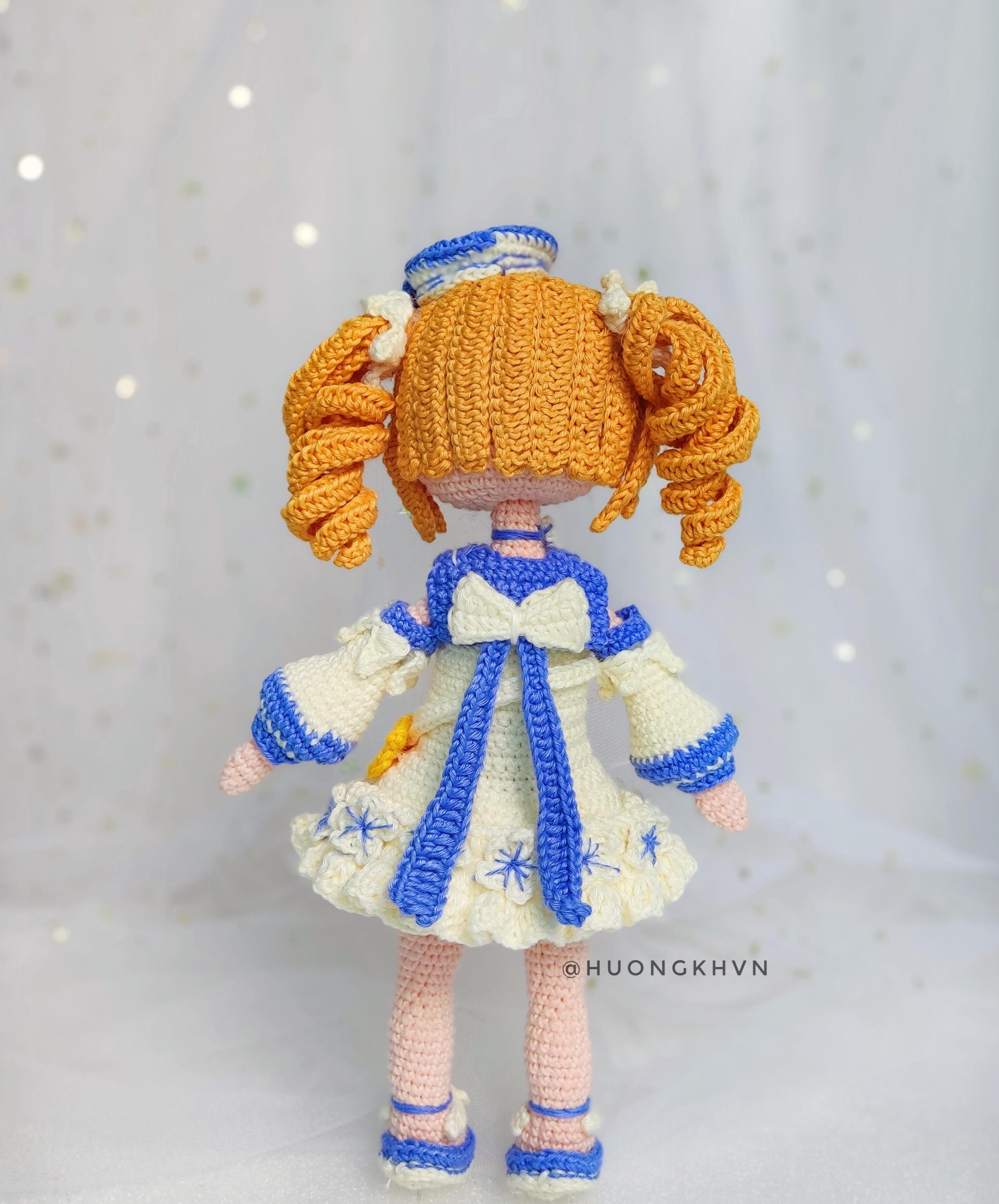 Barbara Crochet Pattern, Genshin Impact Amigurumi PDF, Anime Chef Doll ...