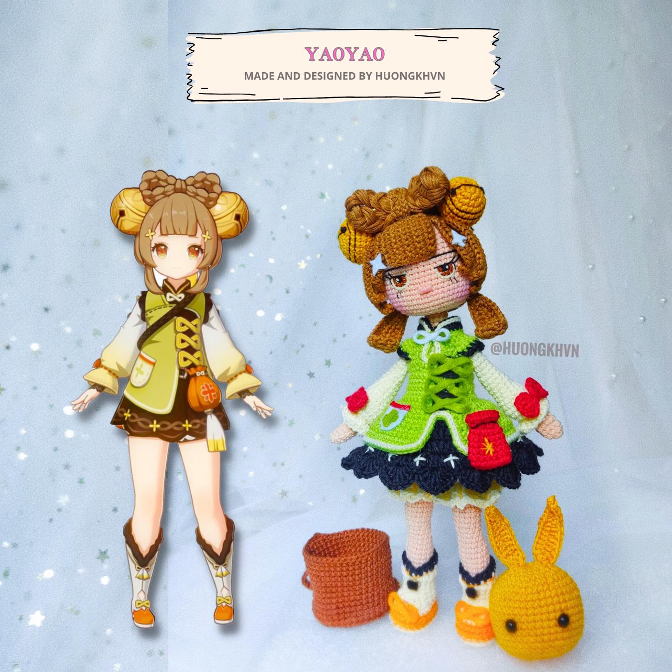 Genshin Impact Amigurumi Crochet Pattern Bundle (5 in 1) (PDF Pattern ...