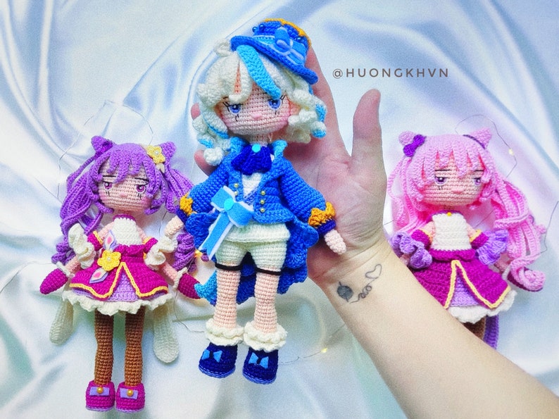 Furina Crochet Pattern, Genshin Impact Amigurumi PDF, Anime Chef Doll ...