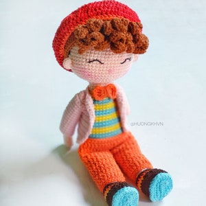 Crochet Doll Pattern, Amigurumi Doll, Happy Nicky Boy Pattern, Pdf ...