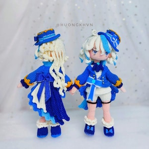 Crochet Furina Doll Pattern: Genshin Impact Amigurumi (PDF Pattern) - Etsy