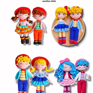 Crochet Doll Pattern, Amigurumi Doll, Happy Nicky Boy Pattern, Pdf ...