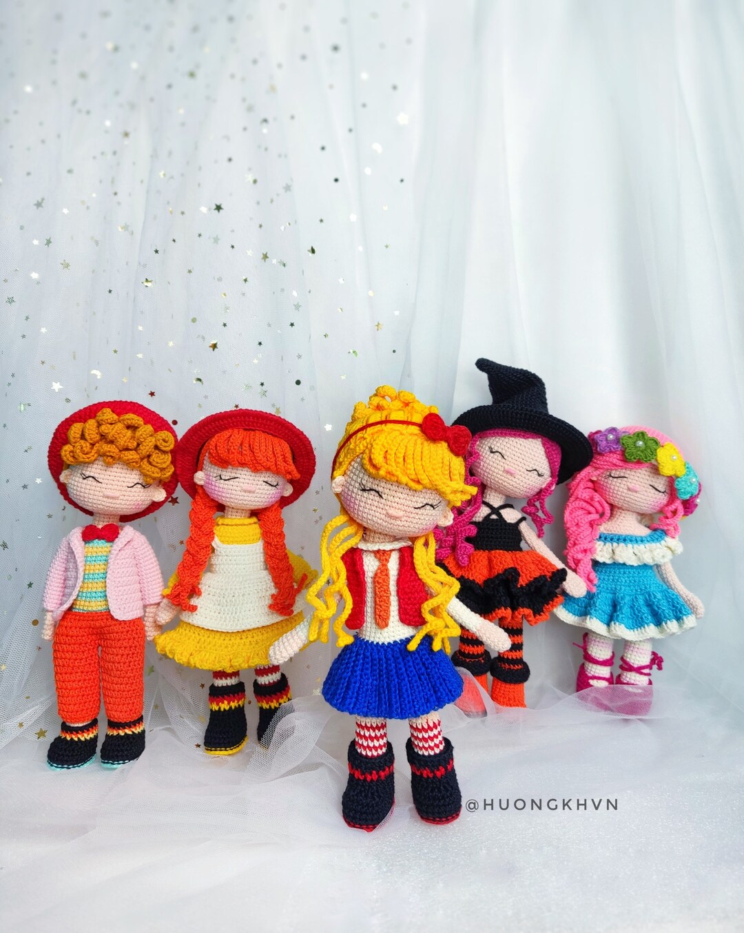 Crochet Doll Pattern,amigurumi Pattern, Happy Laura Pattern, Pdf ...