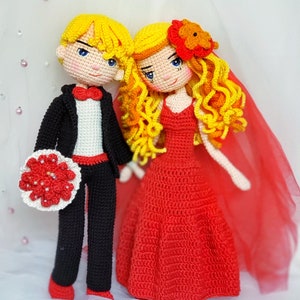 Crochet Wedding Couple Doll Pattern: Amigurumi Dolls (PDF Pattern) - Etsy