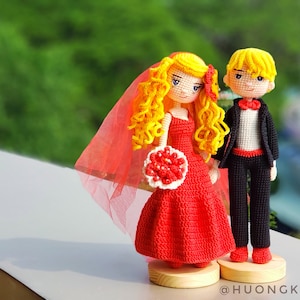 Crochet Wedding Couple Doll Pattern: Amigurumi Dolls (PDF Pattern) - Etsy