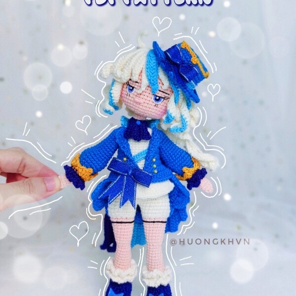 Genshin Furina Pattern - Etsy