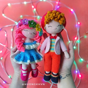 Crochet Doll Pattern, Amigurumi Doll, Happy Nicky Boy Pattern, Pdf ...