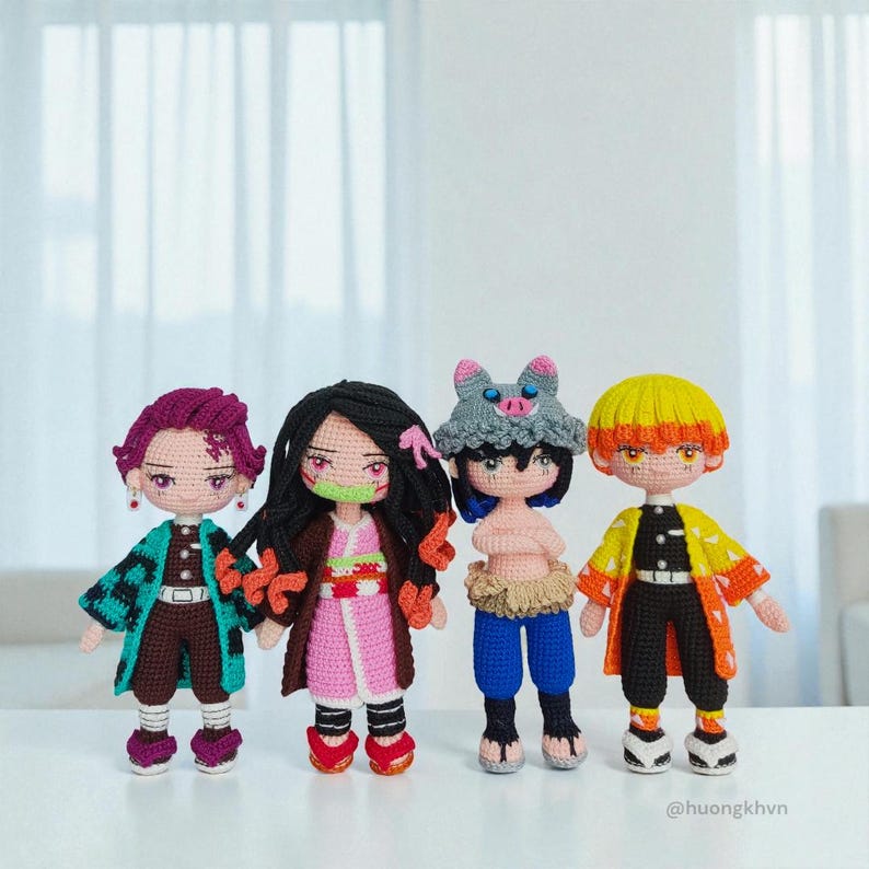 Inosuke Hashibira Crochet Pattern, Demon Slayer Amigurumi PDF, Anime ...