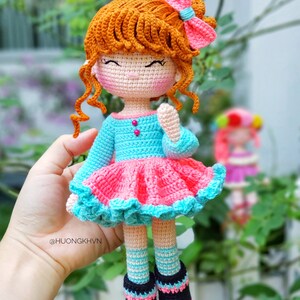 Crochet Doll Pattern, Amigurumi Pattern, Happy Lara Pattern, Pdf ...