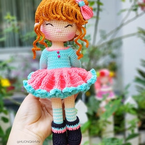 Crochet Doll Pattern, Amigurumi Pattern, Happy Lara Pattern, Pdf ...
