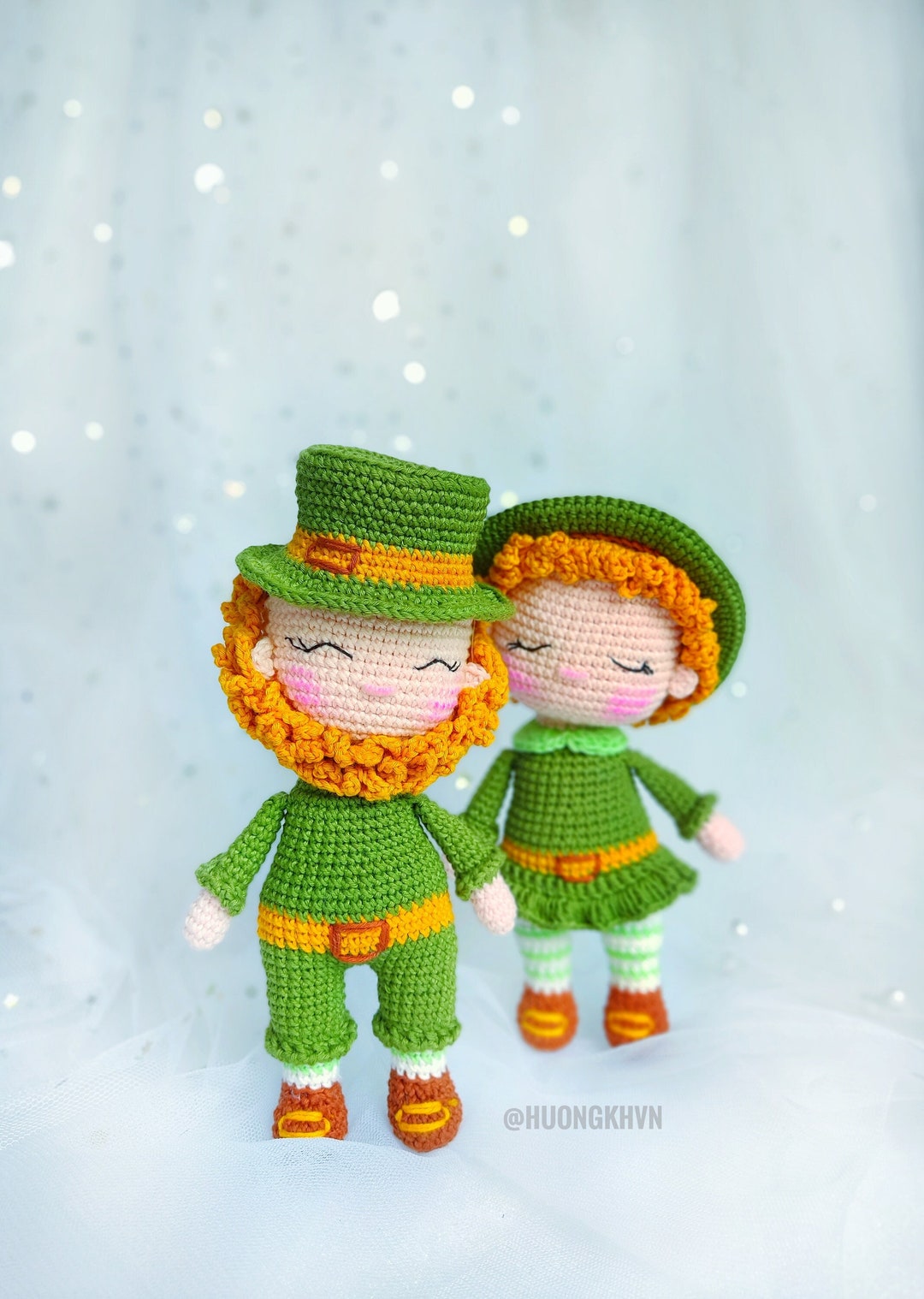 Crochet Couple Leprechaun Pattern Amigurumi Pattern Pdf - Etsy