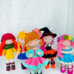 Crochet Doll Pattern, Amigurumi Pattern, Happy Lara Pattern, Pdf ...