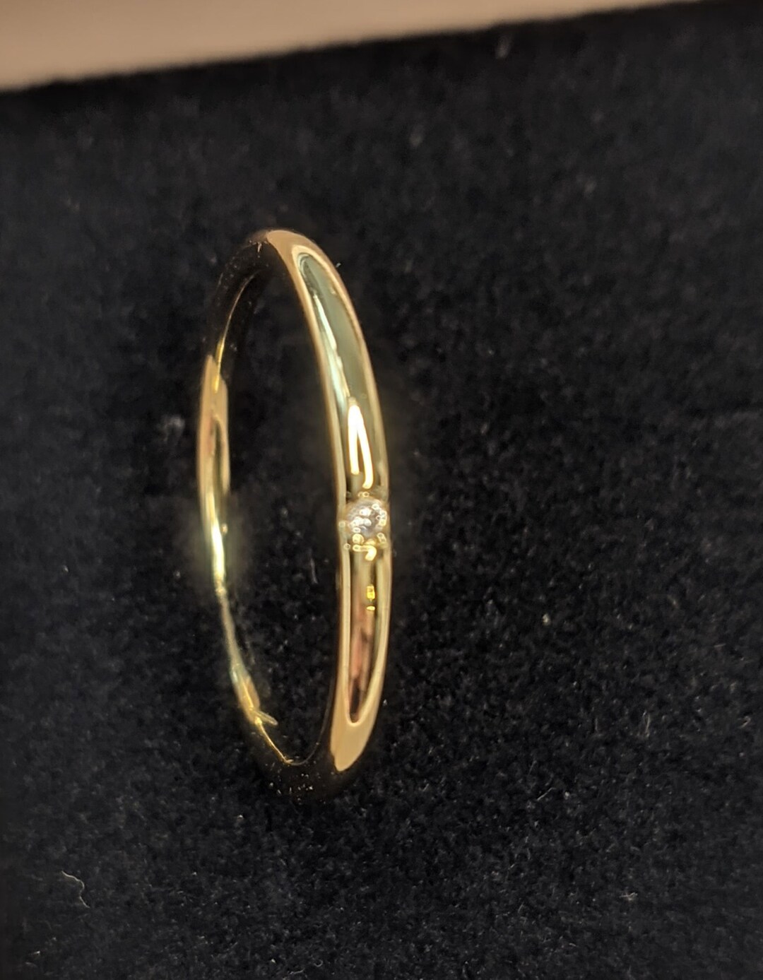 Narrow Link Ring Finger Tip Ring Finger Ring Narrow Ring Thin Gold ...