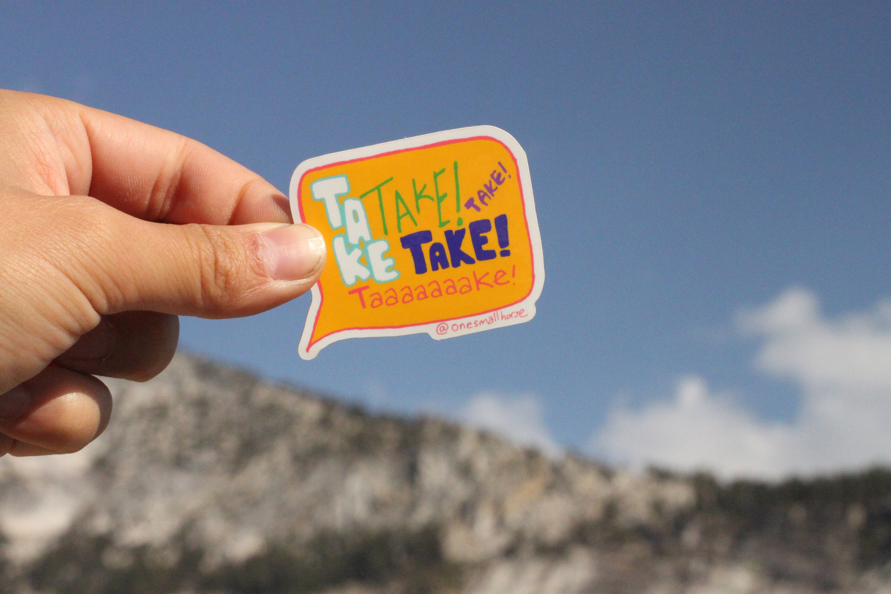 TAKE Sport Climbing SMALL Sticker Vinyl Rock Climber Gifts | Etsy