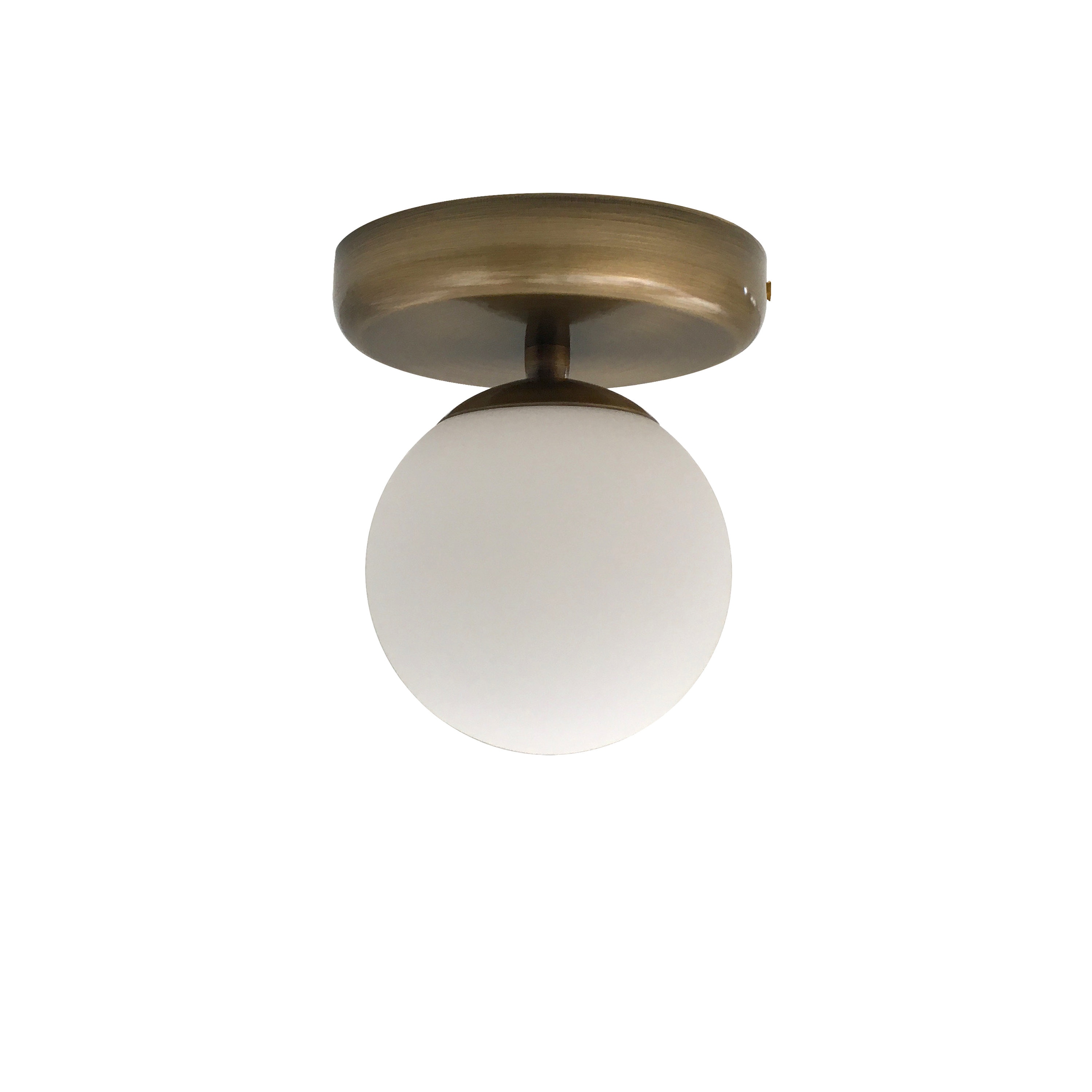 Brass Minimal Globe Sconce Vanity Wall Lamp Modern Lighting - Etsy