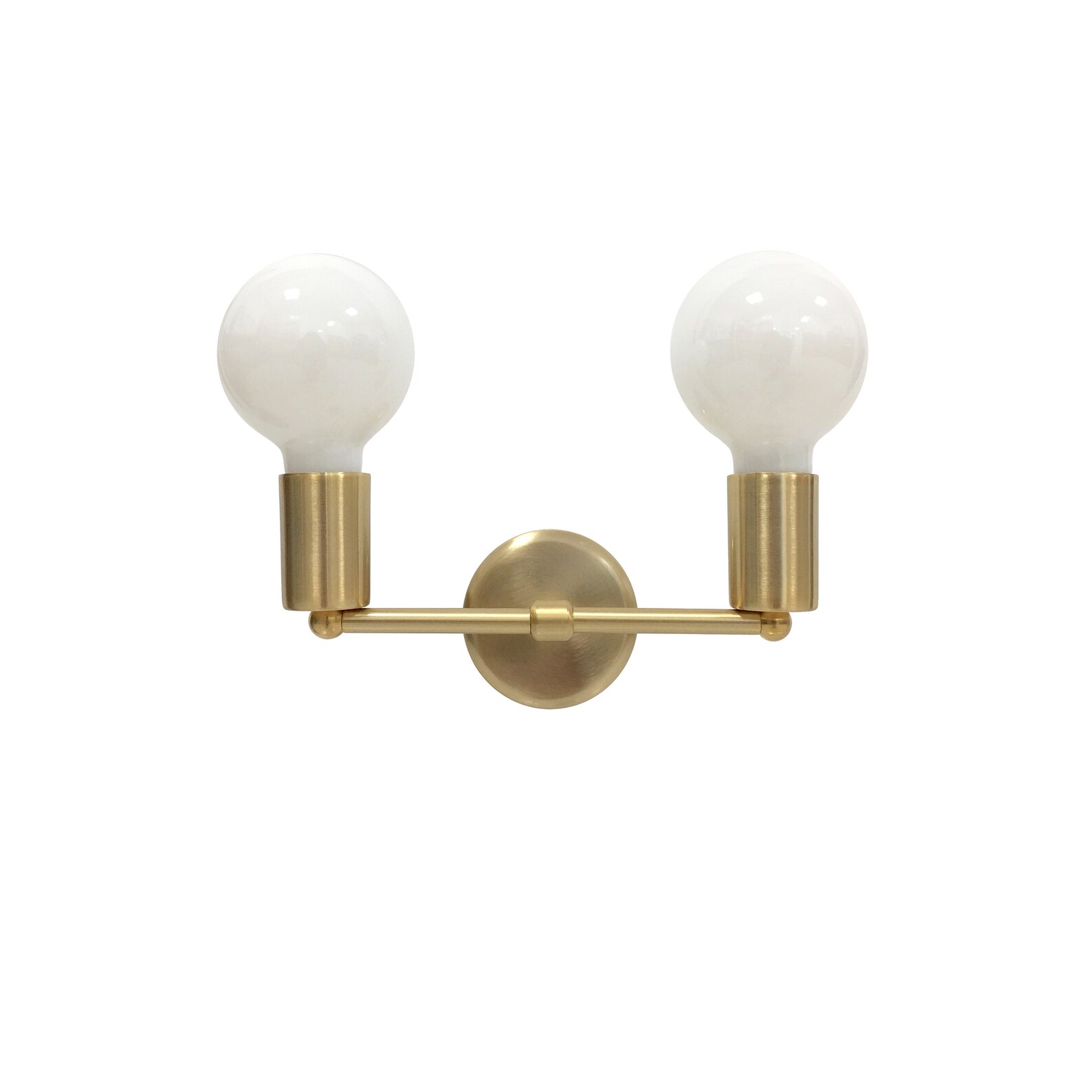 Modern Double Sconce Light Vanity Lighting Mid Century Black - Etsy