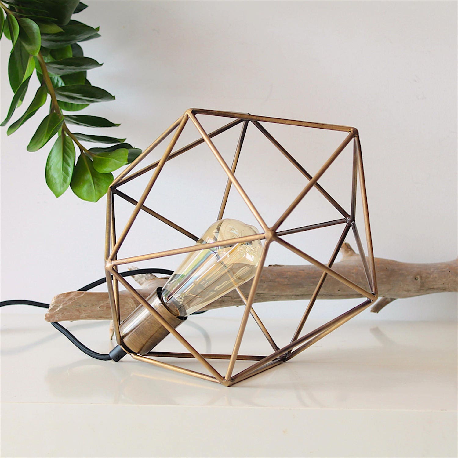 Minimal Light Geometric Table Lamp Industrial Desk Light - Etsy