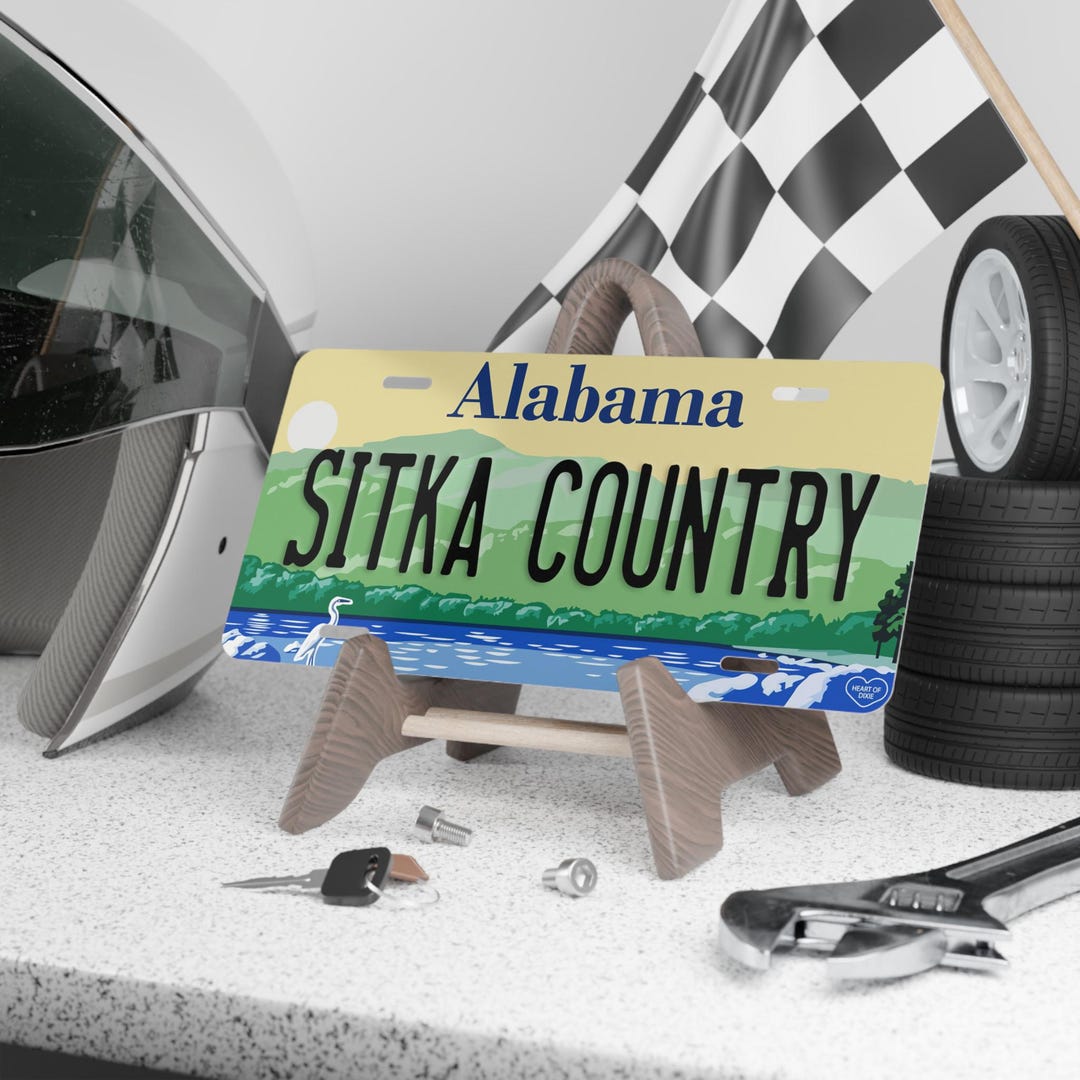 Customizable Alabama Car Plate Decoration, Custom License Plate for Car ...