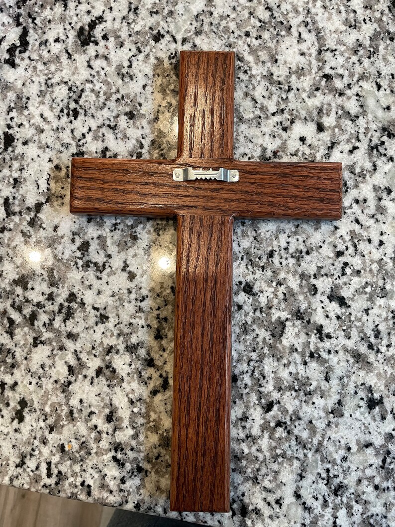 Wooden Cross Oak Cross Stained Cross Handmade Cross Indoor - Etsy