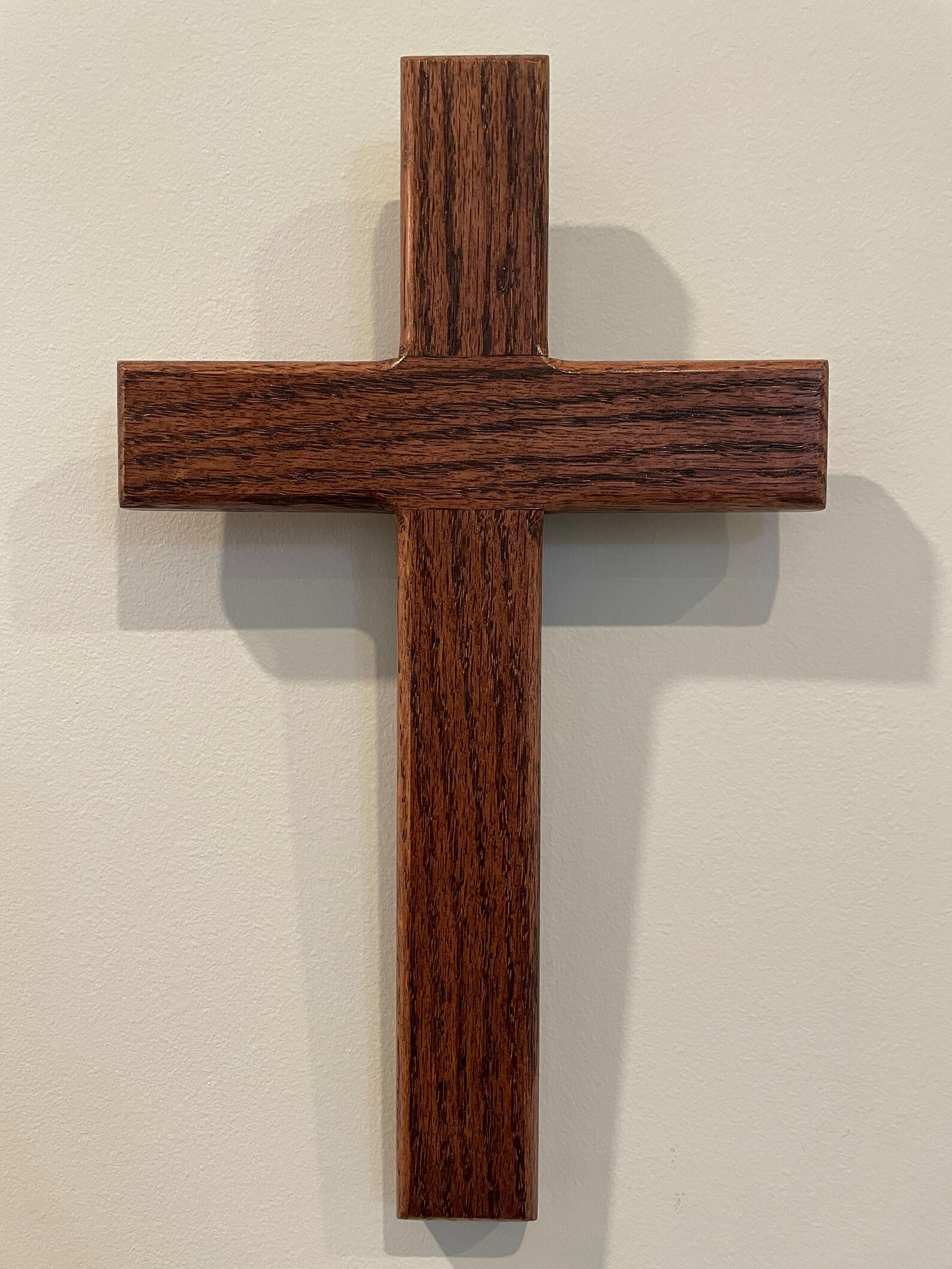 Wooden Cross Oak Cross Stained Cross Handmade Cross Indoor - Etsy