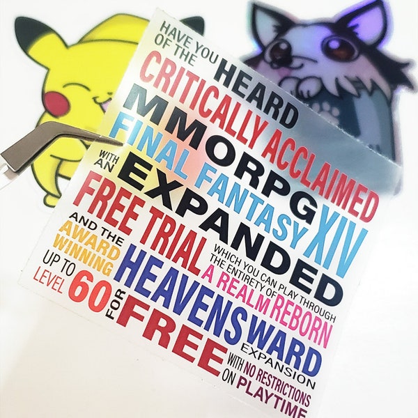 Ffxiv Sticker - Etsy