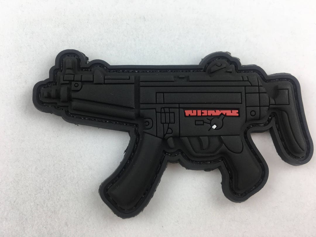 MP5 Rifle PVC Morale Patch - Etsy