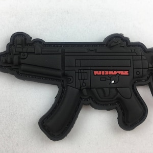 MP5 Rifle PVC Morale Patch - Etsy