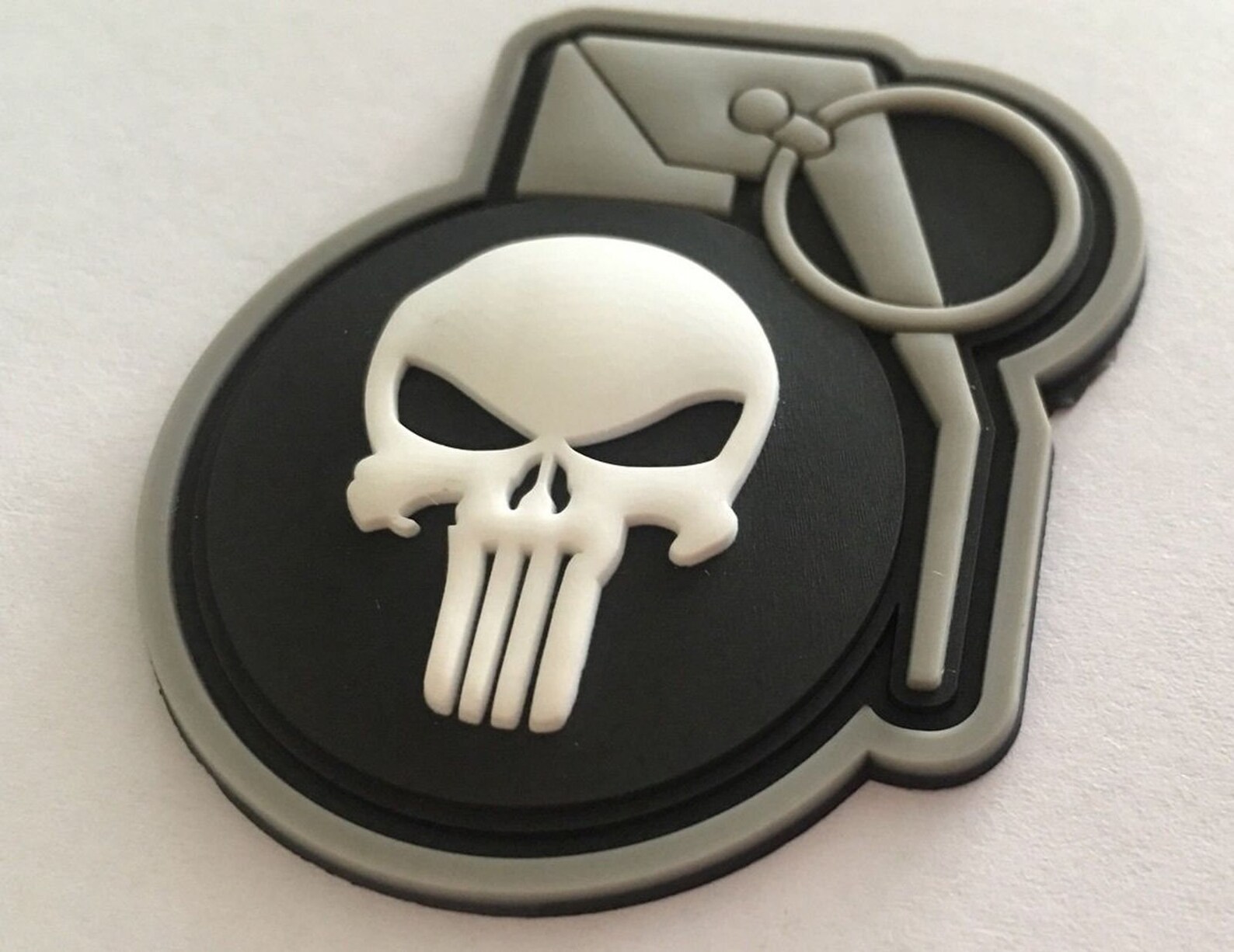 Punisher Hand Grenade 3D PVC Tactical Morale Patch - Etsy