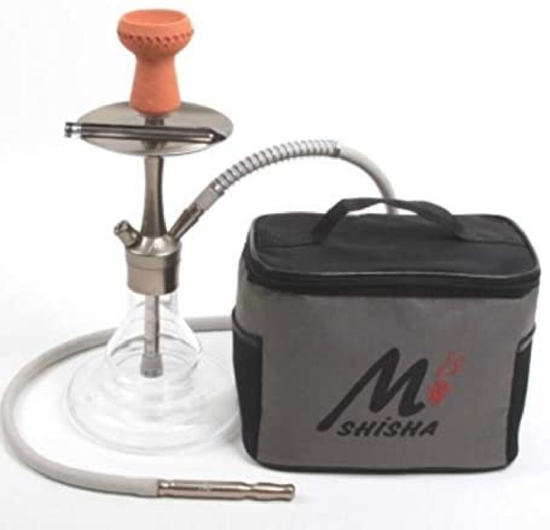 Mshisha Mini Travel Hookah Shisha Narguile Set With Travel Case Bag ...