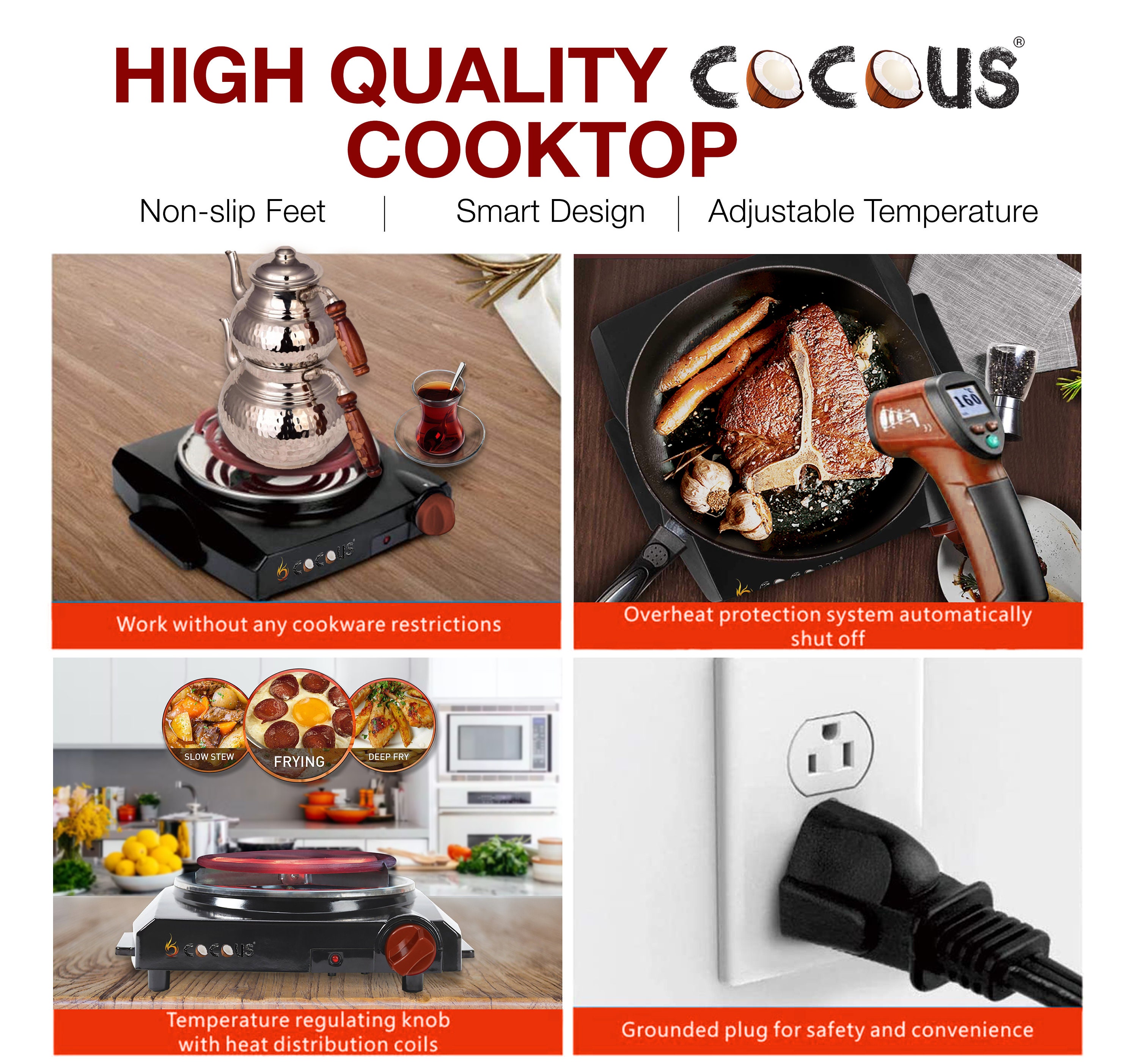 Cocous Coal Burner for Hookah 1100W Electric Hookah Coals - Etsy