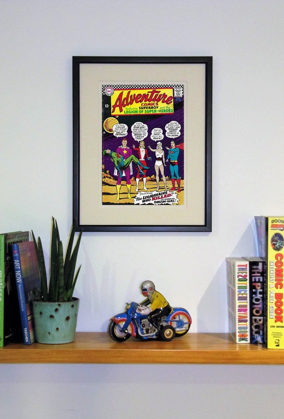 Framed comic Adventure Comics 342 March 1966 | Etsy
