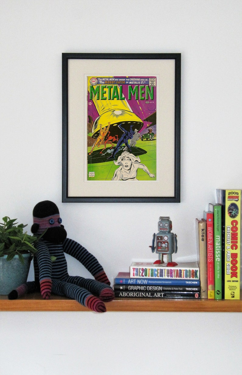 Framed Comic Metal Men 29 - Etsy