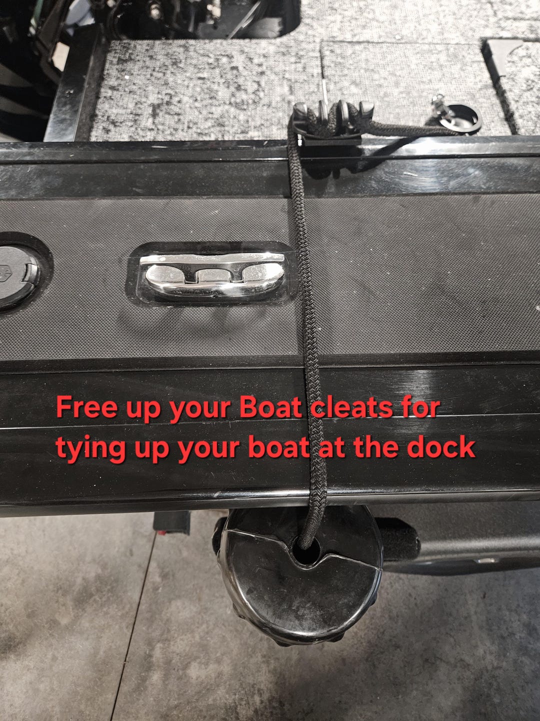 Tracker Targa Versatrack System (bumper/fender) Zig Zag Boat Cleat. No ...