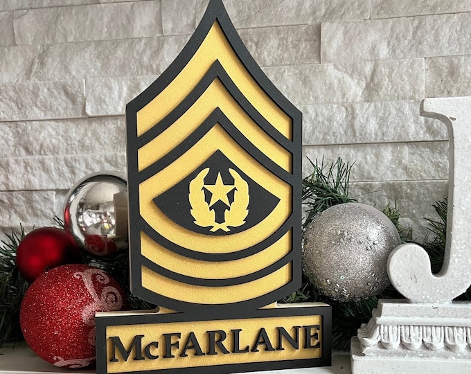 NCO Backbone of the Army Plaque Induction, Promotion, Soldier, Army ...