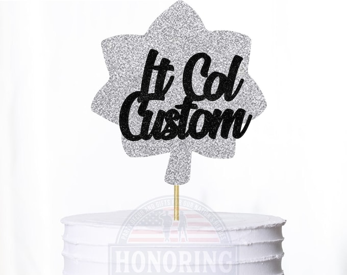 Lieutenant Colonel Emblem Confetti. Lt Col Emblem Confetti - Etsy