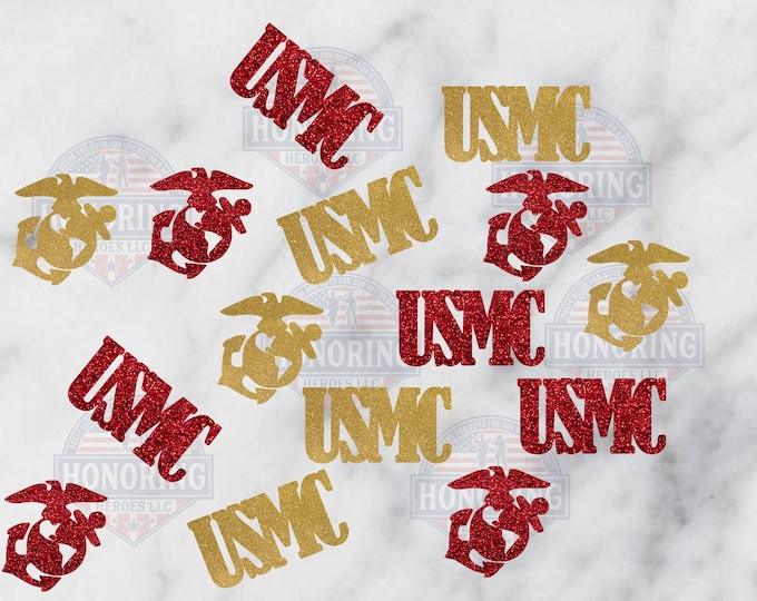USMC Banner With Cutout Lettering - Etsy