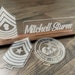USMC Interchangable Name Plate and Rank. Perfect Addition to Any Marine ...