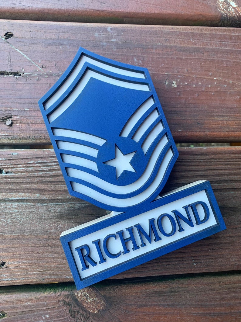 Air Force Rank Self Standing Name Plate Etsy Air Force Rank Self Standing Name Plate Etsy