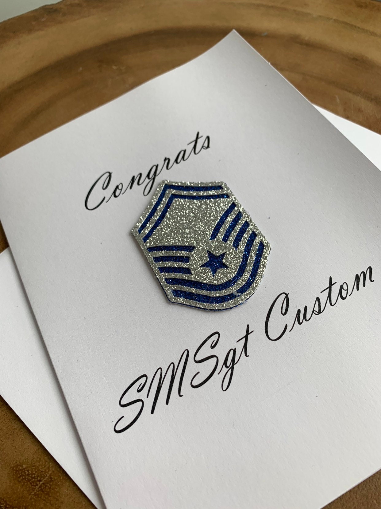 Air Force Enlisted Congrats Rank Greeting Card NO SHED! - Etsy