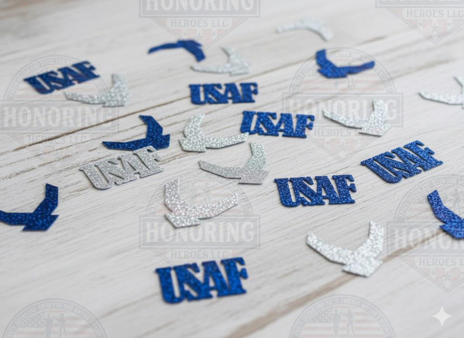 USAF Air Force Confetti NO SHED! - Etsy