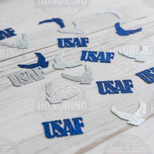 USAF Air Force Confetti NO SHED! - Etsy