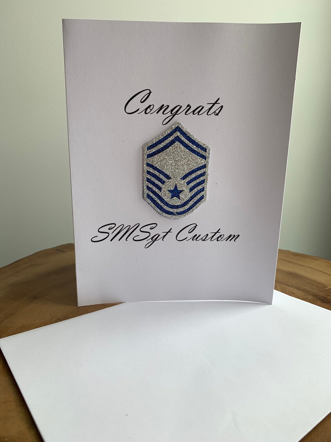 Air Force Enlisted Congrats Rank Greeting Card NO SHED! - Etsy