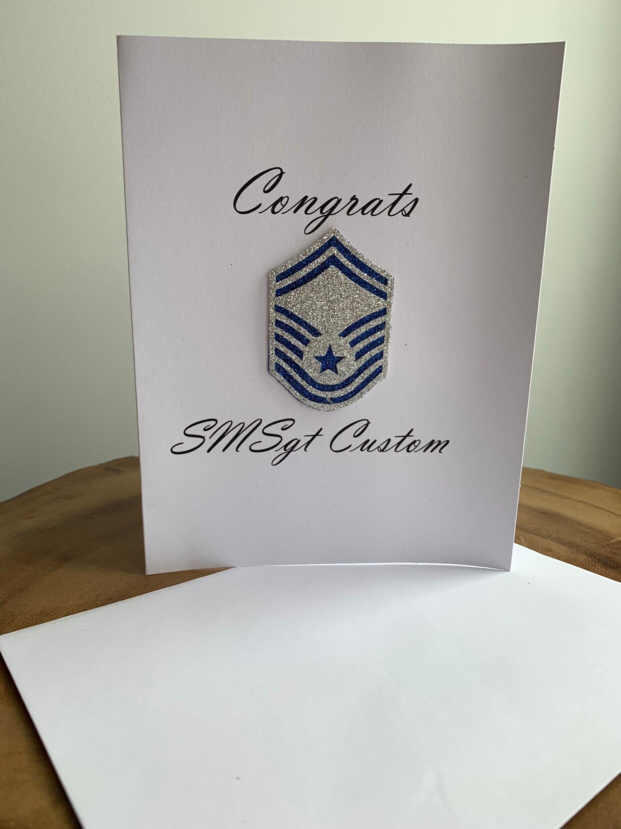 Air Force Enlisted Congrats Rank Greeting Card NO SHED! - Etsy