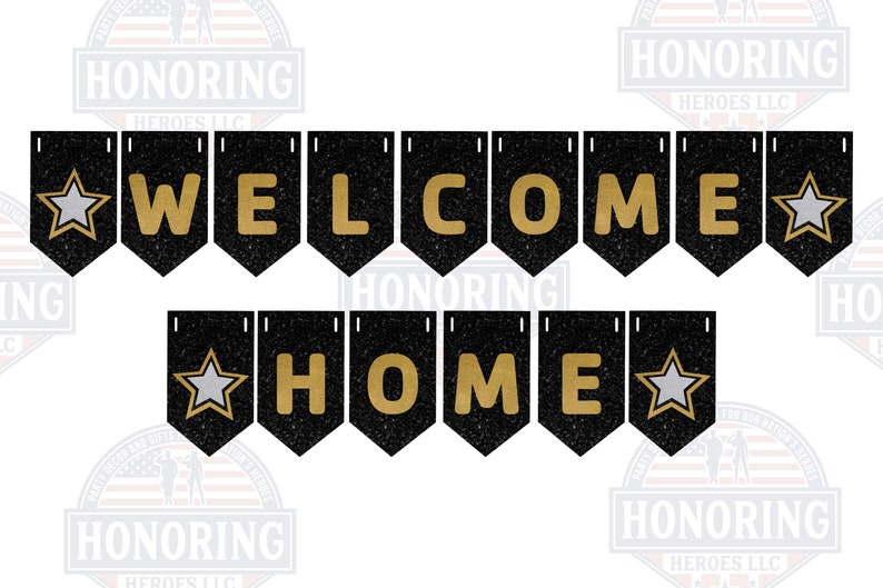 ARMY Welcome Home Banner | Etsy